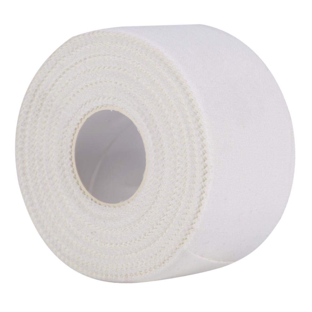 Sport Tape, 1 Roll Professional White Athletic Trainer Care Tape Sport Binding Strapping Joints Support for Athletic Protective Binding or Joint Supporting, Safe and Breathable