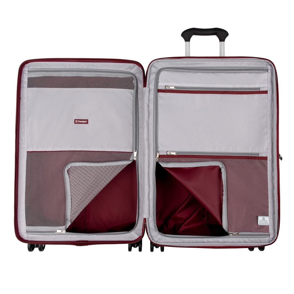 Travelpro Maxlite Air Hardside Expandable Luggage, 8 Spinner Wheels, Lightweight Hard Shell Polycarbonate, Cabernet, 3-Piece Set (21/25/28)