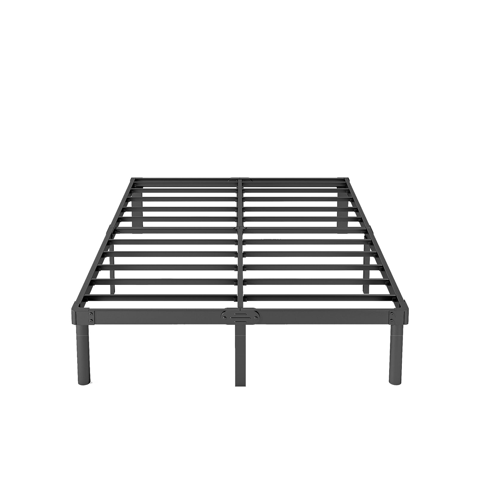 SunnyDaze 18 Inch High Heavy Duty Full Size Bed Frame Metal, Platform Bed Frame Full Size No Box Spring Needed, Easy Assembly, Noise Free, Black