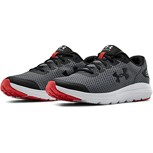 Under Armour Men's Surge 2 Athletic Shoe, pitch Gray (100)/Black, 13 M US