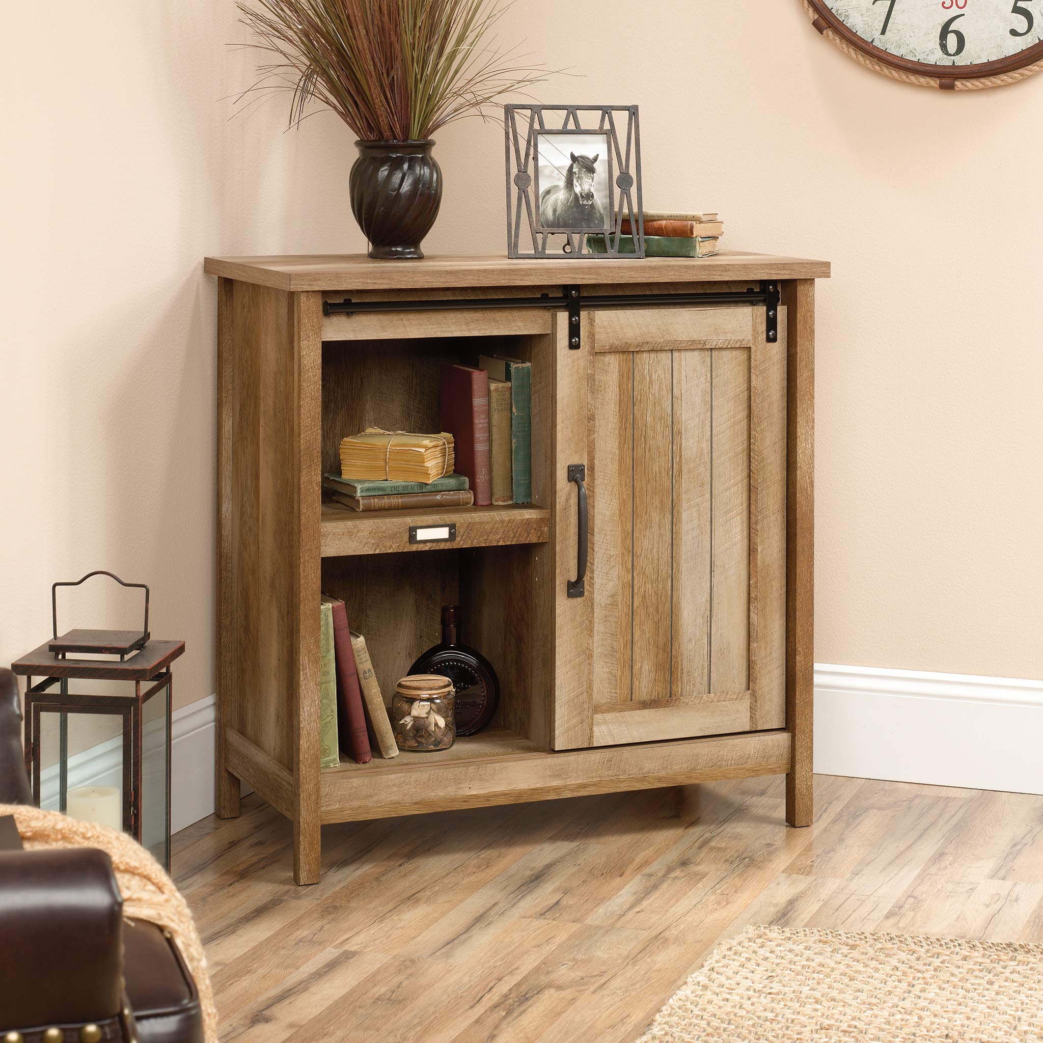 Sauder Adept Accent Storage Pantry cabinets, For TVs up to 39", Craftsman Oak finish