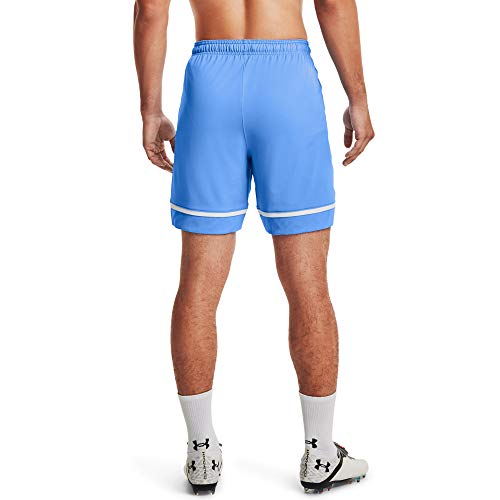 Under Armour Men's Squad Shorts, Carolina Blue (475)/White, Large