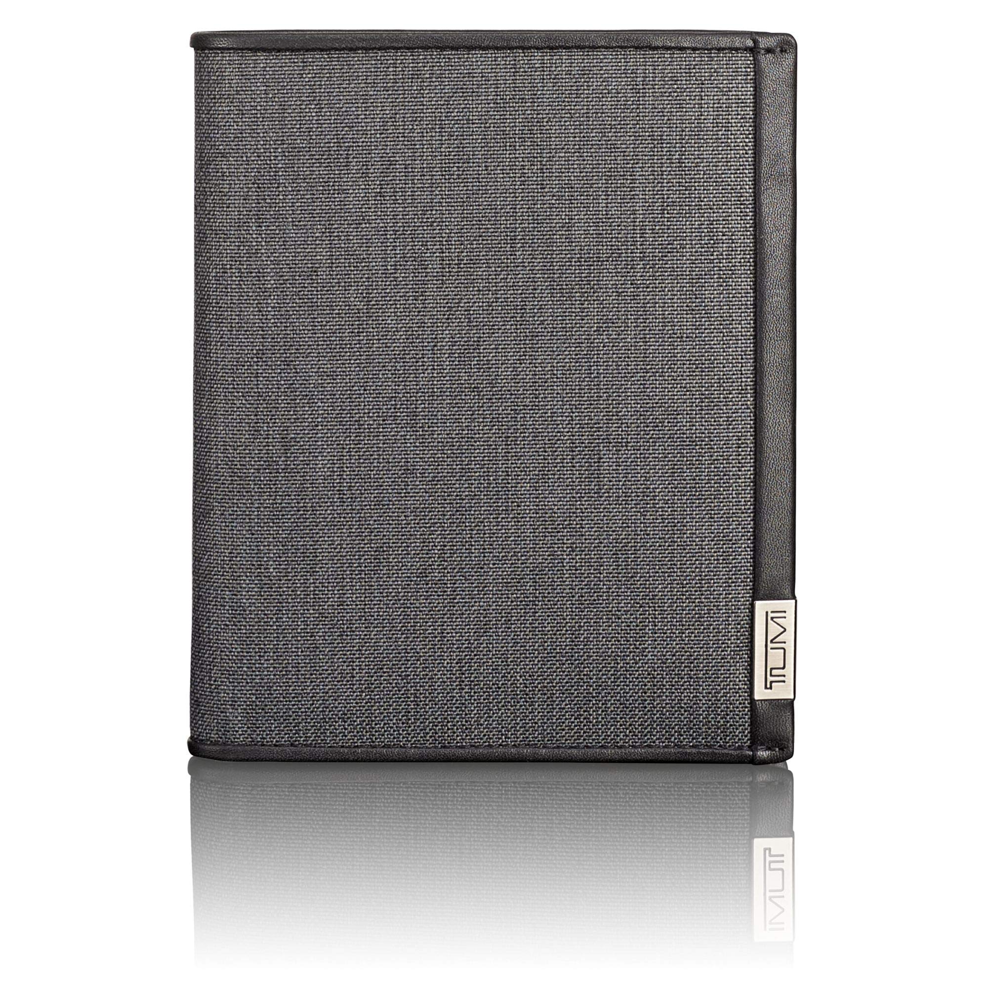 TUMI - Alpha Passport Case Wallet with RFID ID Lock for Men - Anthracite/Black