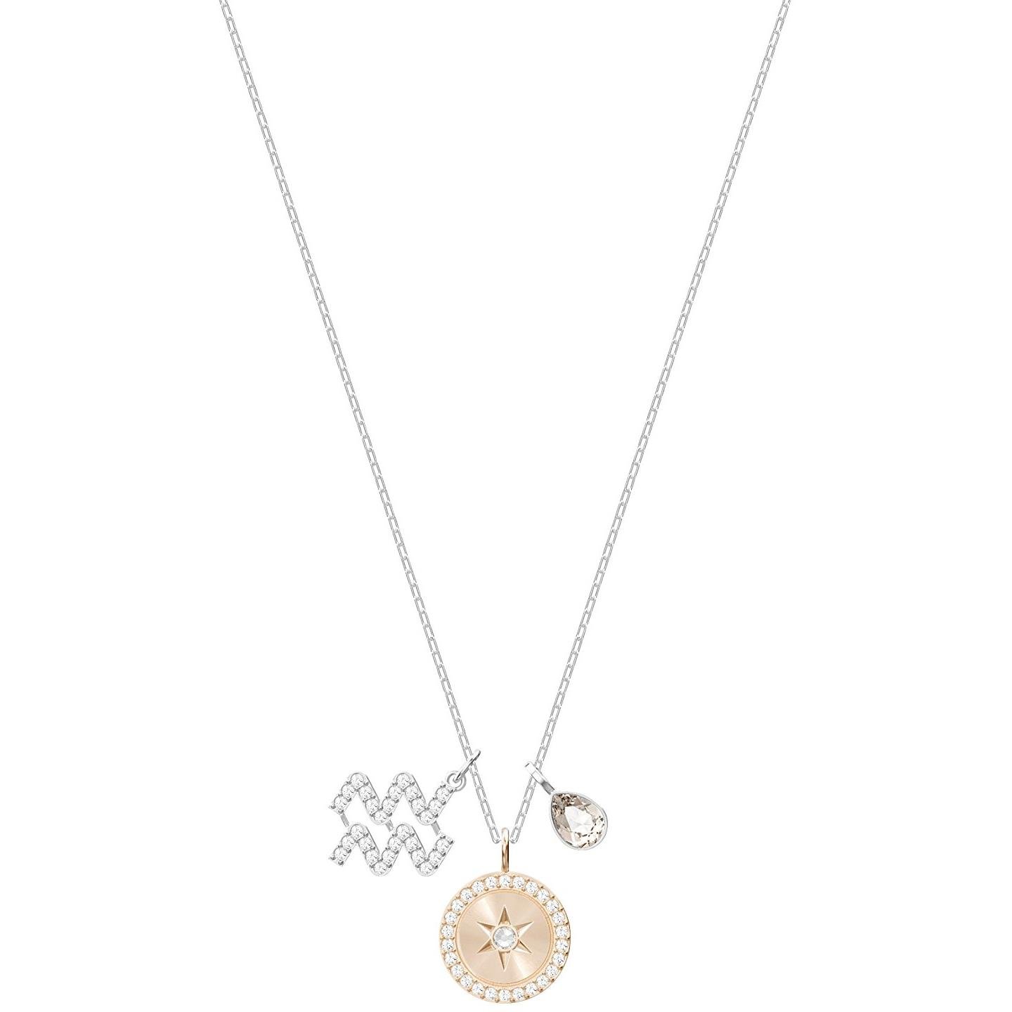 SWAROVSKI Zodiac Pendant Aquarius Gray Rhodium Plating 5349213
