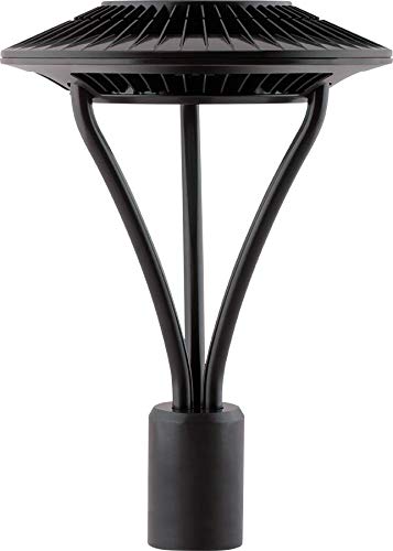 RAB Lighting ALED5T26 Area Light Post TOP 26W Cool LED Type V Clear Lens BZ, ENSBZ