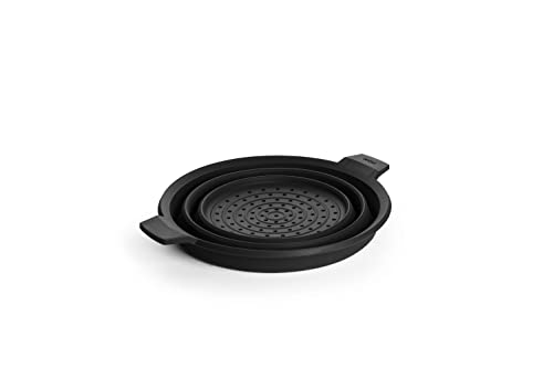 Woll Insert & Lid Concept Plus Diamond Reinforced Nonstick Stockpot with Silicone Insert and Lid, 8-Quart, 11-Inch Diameter, Gray