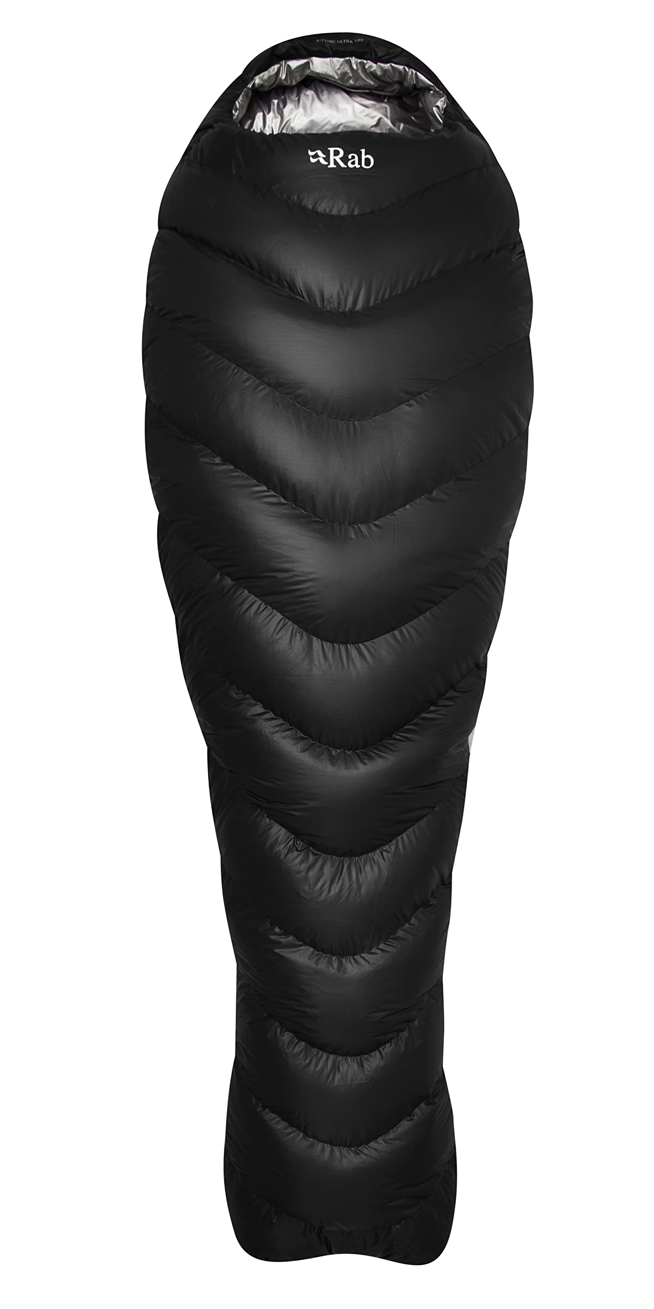 Rab Mythic Ultra Down Insulated Ultralight Sleeping Bag for Climbing and Mountaineering - Black - 32 Degree, Regular, Left Zip