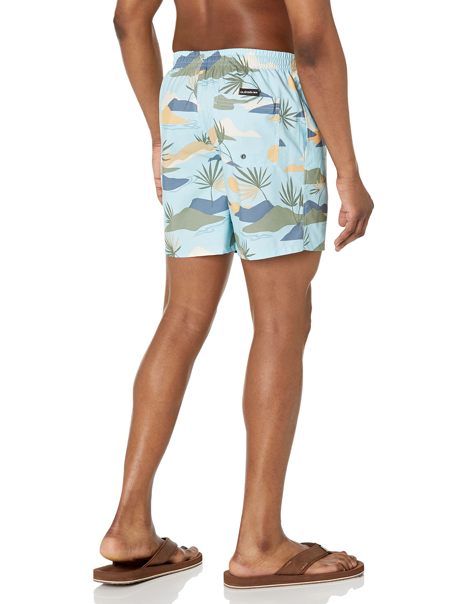 Quiksilver Men's Standard Everyday Mix Volley 17 Boardshort Swim Trunk, Sky Blue, X-Large