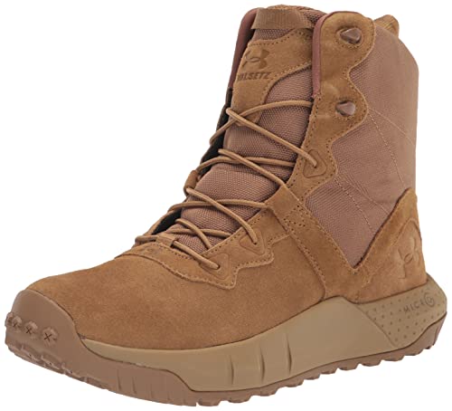 Under Armour Women's Micro G Valsetz Lthr Military and Tactical Boot, Coyote (200)/Coyote, 9.5 M US
