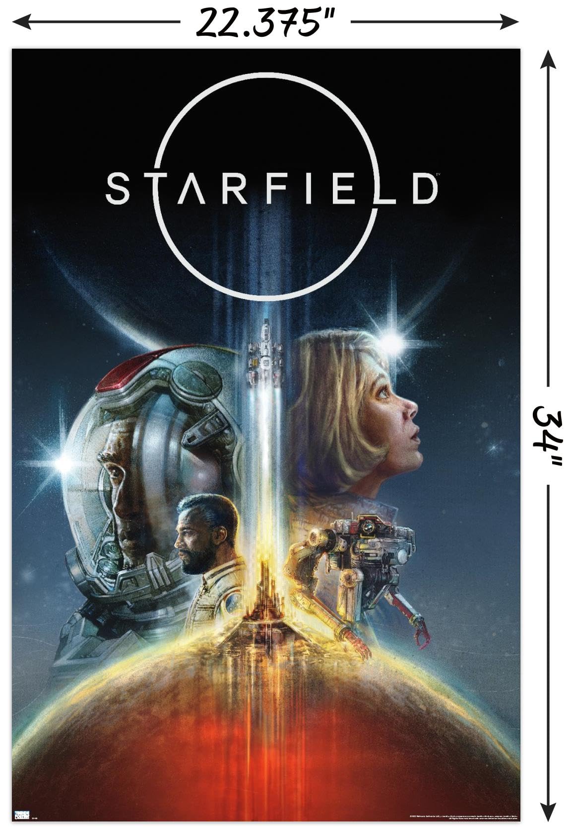Trends International Starfield - Key Art Wall Poster, 22.37" x 34.00", Unframed Version