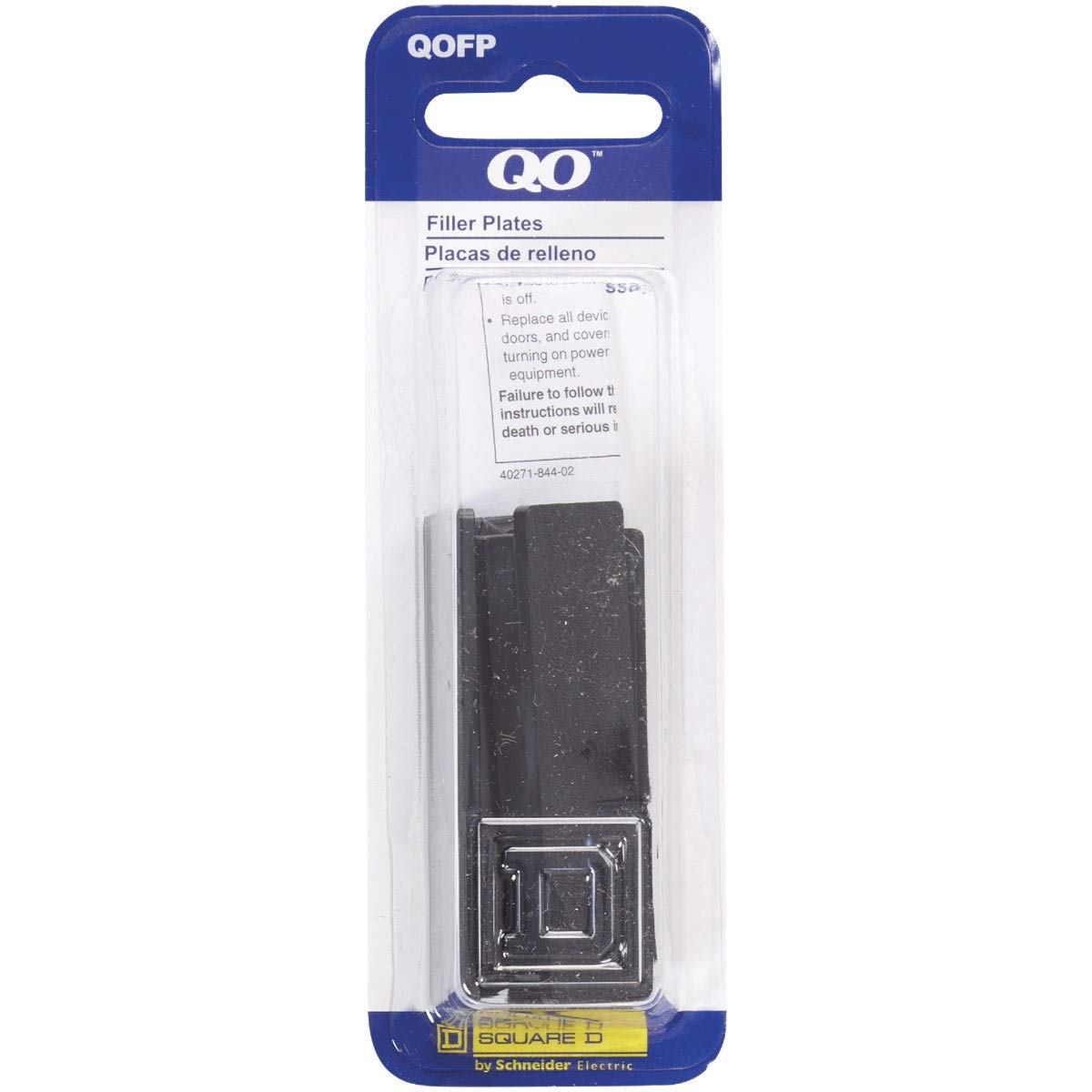 Square D by Schneider Electric HOMFPCP Homeline Filler Plates, 3-Pack, 1 in.