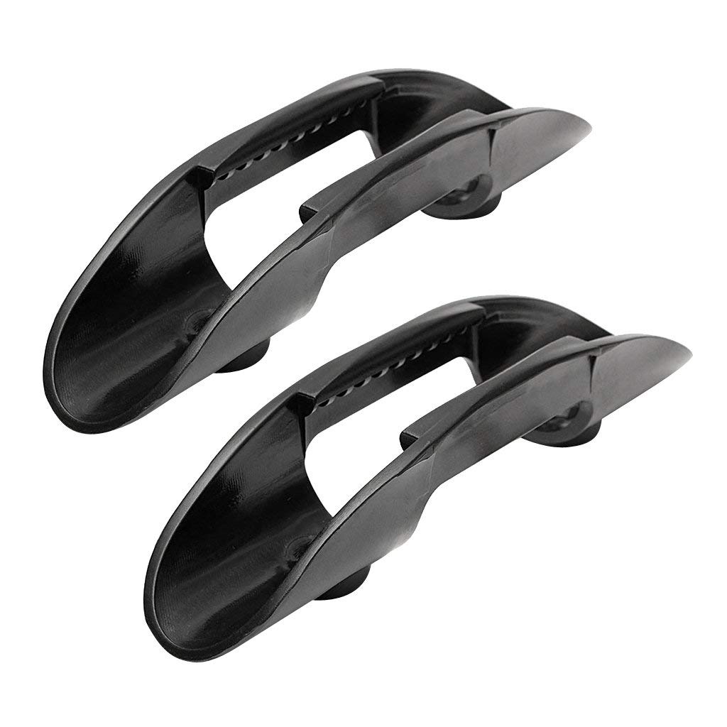 YiMusic 2 Pieces Universal Marine Kayak Paddle Clip Holder Keeper Suit for Kayak Canoe Boat Mount Accessories