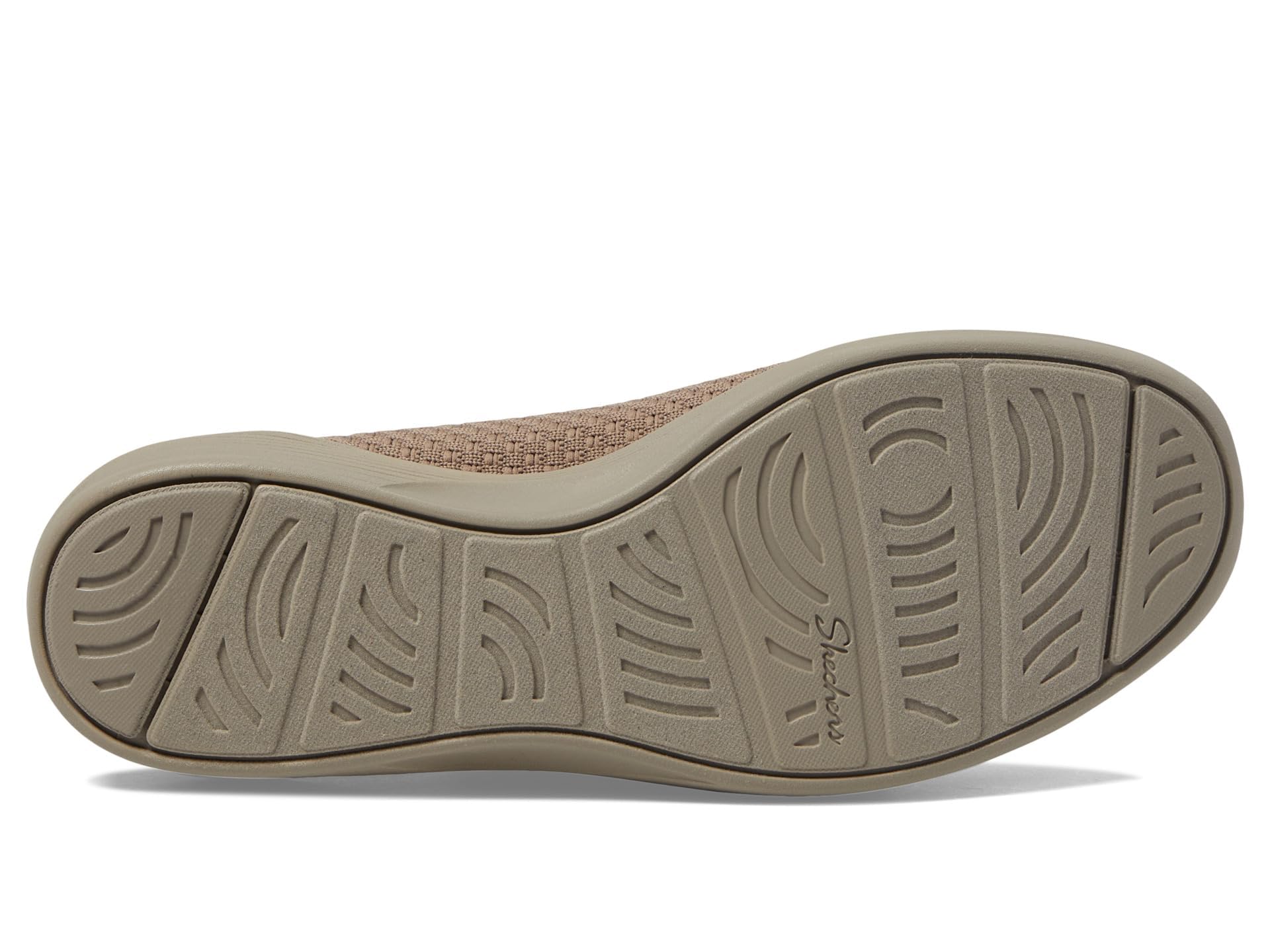 SKECHERS Women's Arya-Clear Skies Loafer, Dark Taupe, 7