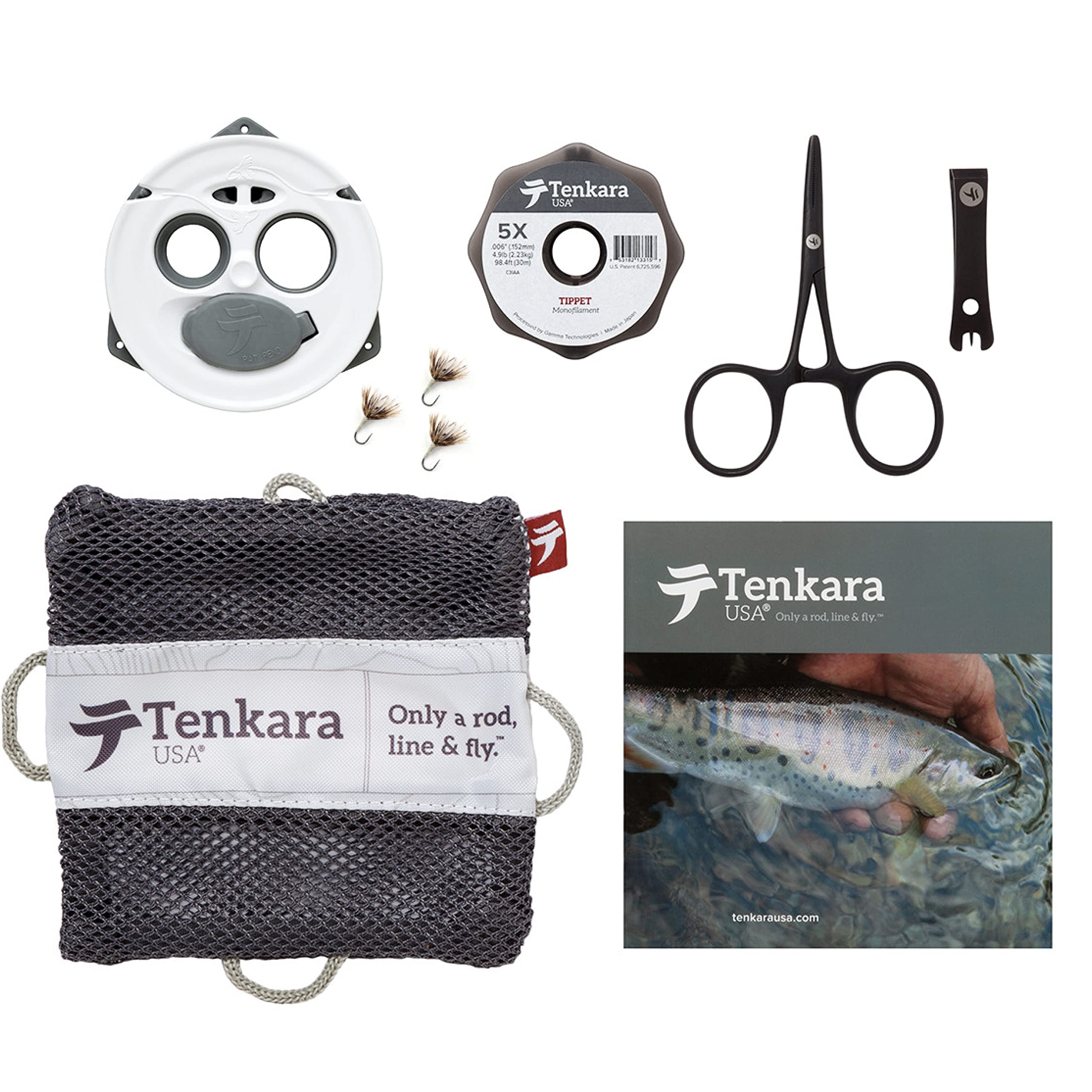 Tenkara USA Fly Fishing (Complete Set: SATO™ Rod + Starter Kit) | for Large & Small Fish - Carbon Fiber, Lightweight, Telescopic, Adjustable, 3 Multi-Lenghts ((10'8"/ 11'10"/ 12'9")