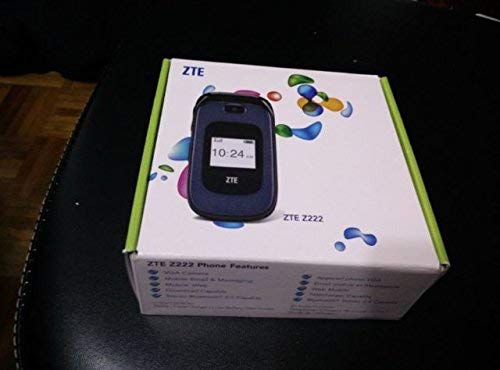 Unlocked ZTE Z222 Flip Phone With Camera For ATT, T-Mobile and Other Supported GSM Networks. Internet, Bluetooth 2.0+EDR (Renewed)