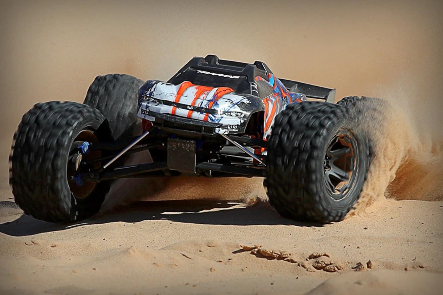 Traxxas 1/10 Scale E-Revo Brushless Racing Monster Truck, Orange