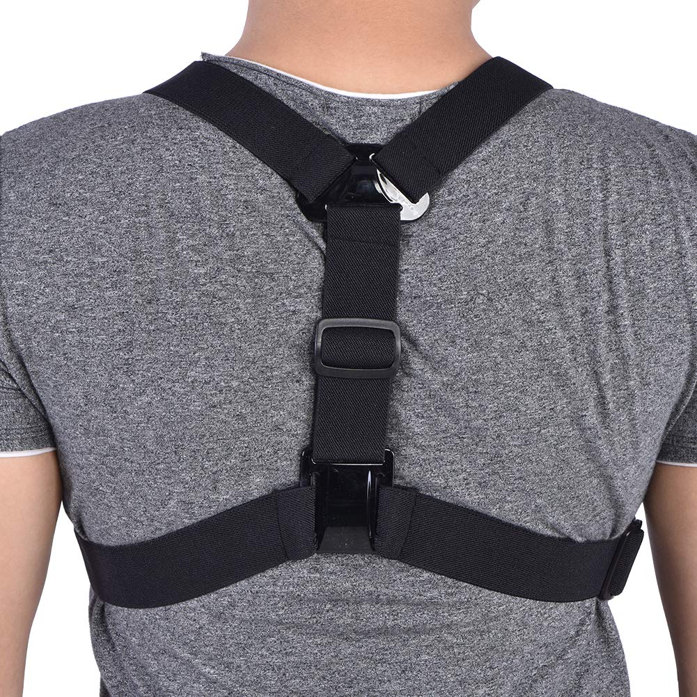 T osuny Adjustable Body Chest Strap, Mount Harness Belt for Gopro 5/4/3+/3 Sport Camera Skiing for Mountain Biking,Motocross,Paddle Sports with Adjustable and Solid Buckles