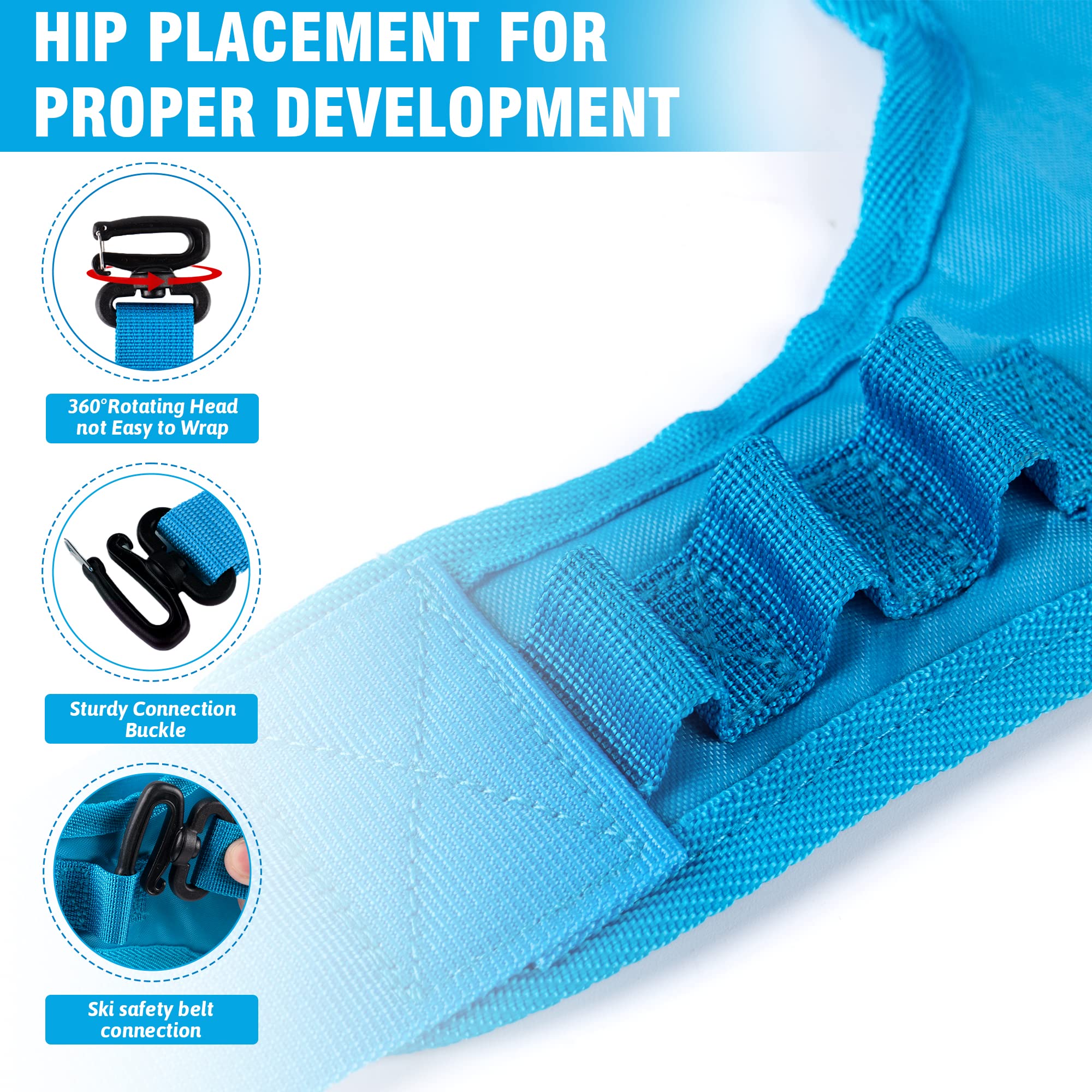 Ski Harness for Kids - Toddler Snowboard Safety Leash Backpack Training Equipment for Beginners to Control The Speed