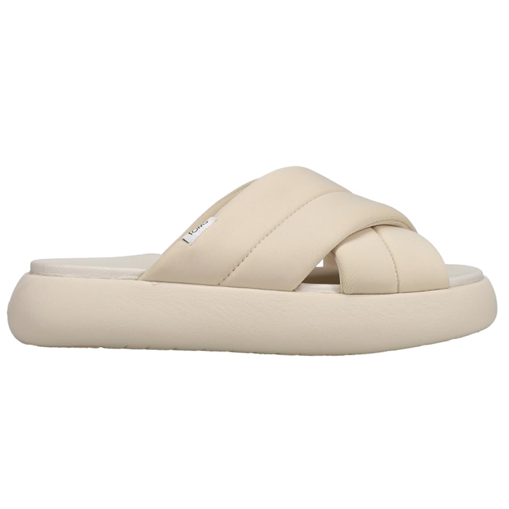 TOMS Women's, Alpargata Crossover Sandal Beige 10 M