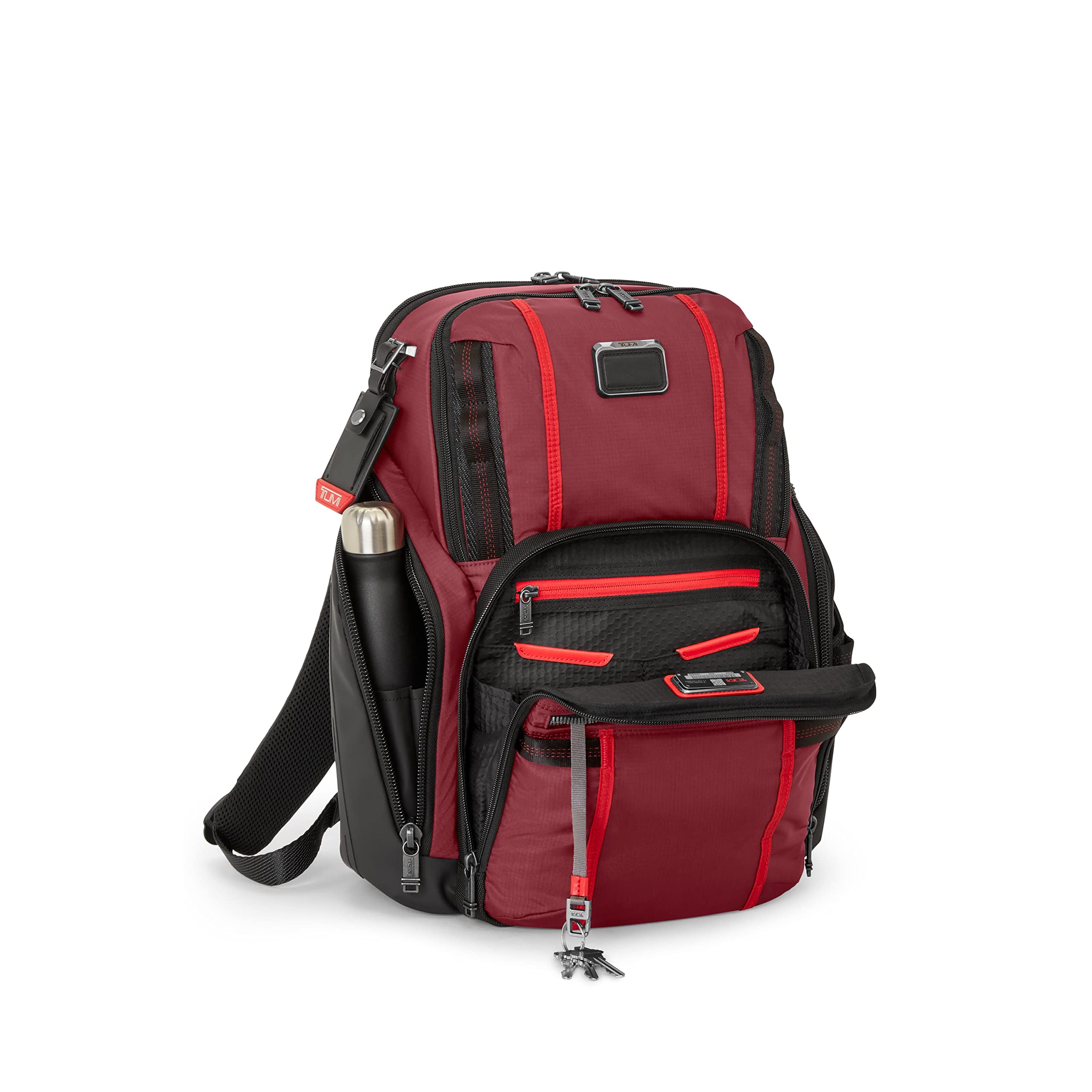 TUMI - Alpha Bravo Search Backpack - Laptop Backpack for Men & Women - Backpack for Work & Travel - 17.0" X 14.0" X 8.3" - Desert Red