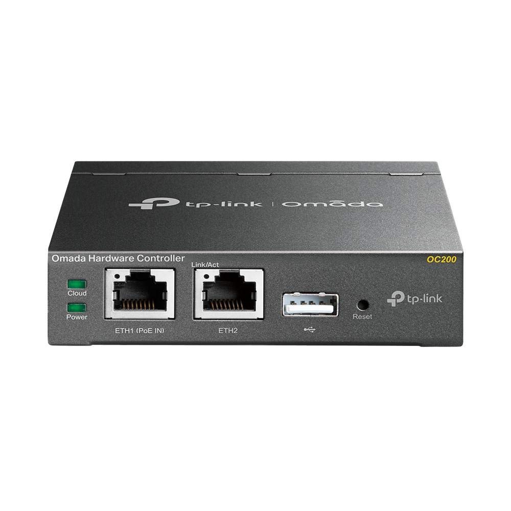 TP-Link Omada Hardware Controller | SDN Integrated | PoE Powered | Manage Up to 100 Devices | Easy & Intelligent Network Monitor & Maintenance | Cloud Access & Omada App (OC200)