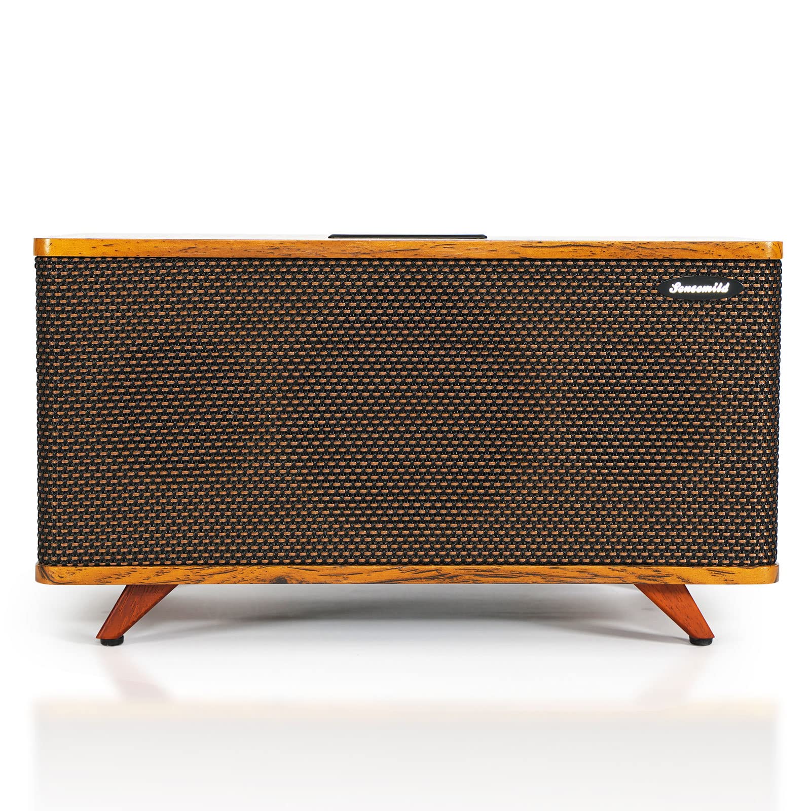 SENSEMILD Retro Bluetooth Speaker, Vintage Portable Performance Speakers, 60W Heavy Bass Music Player with 30W Subwoofer, Stereo Pairing, TWS, Portable Loud Volume Speaker for Home Outdoor Party
