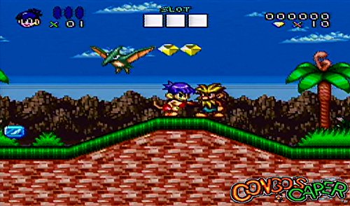Retro-Bit Joe & Mac: Ultimate Caveman Collection SNES Cartridge - 3 Games in 1 - Super NES