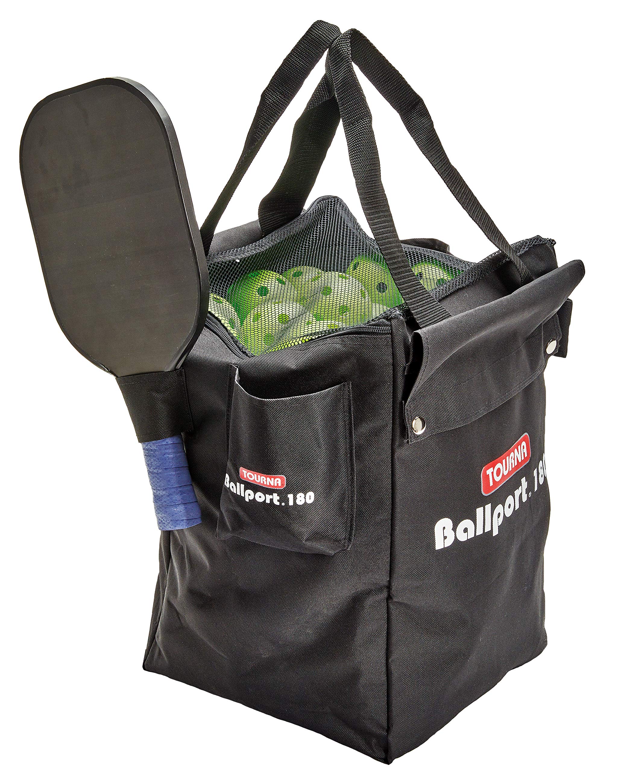 TOURNA Ballport Tennis or Pickleball Ball Carry Bag (BP-180B)