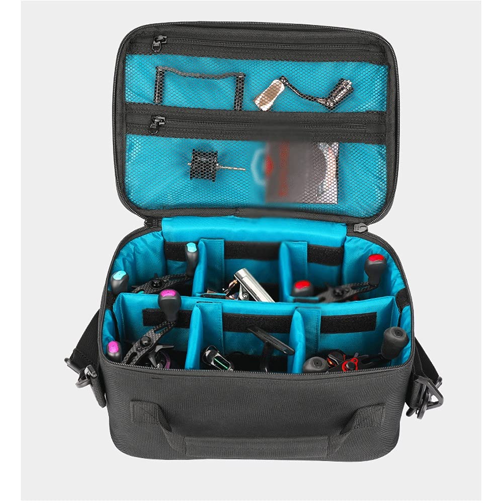 UXZDX CUJUX Shoulder Handbag Backpack Fishing Gear Bag Portable Large Capacity Thickened Fishing Reel Storage Bag