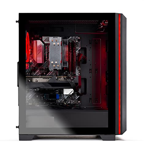Skytech Gaming Skytech Chronos Gaming PC Desktop – Intel Core i5 12400F 2.5 GHz, Intel Arc A750, 1TB NVME Gen4 SSD, 16GB DDR4 RAM 3200, 650W Gold PSU, 11AC Wi-Fi, Windows 11 Home 64-bit