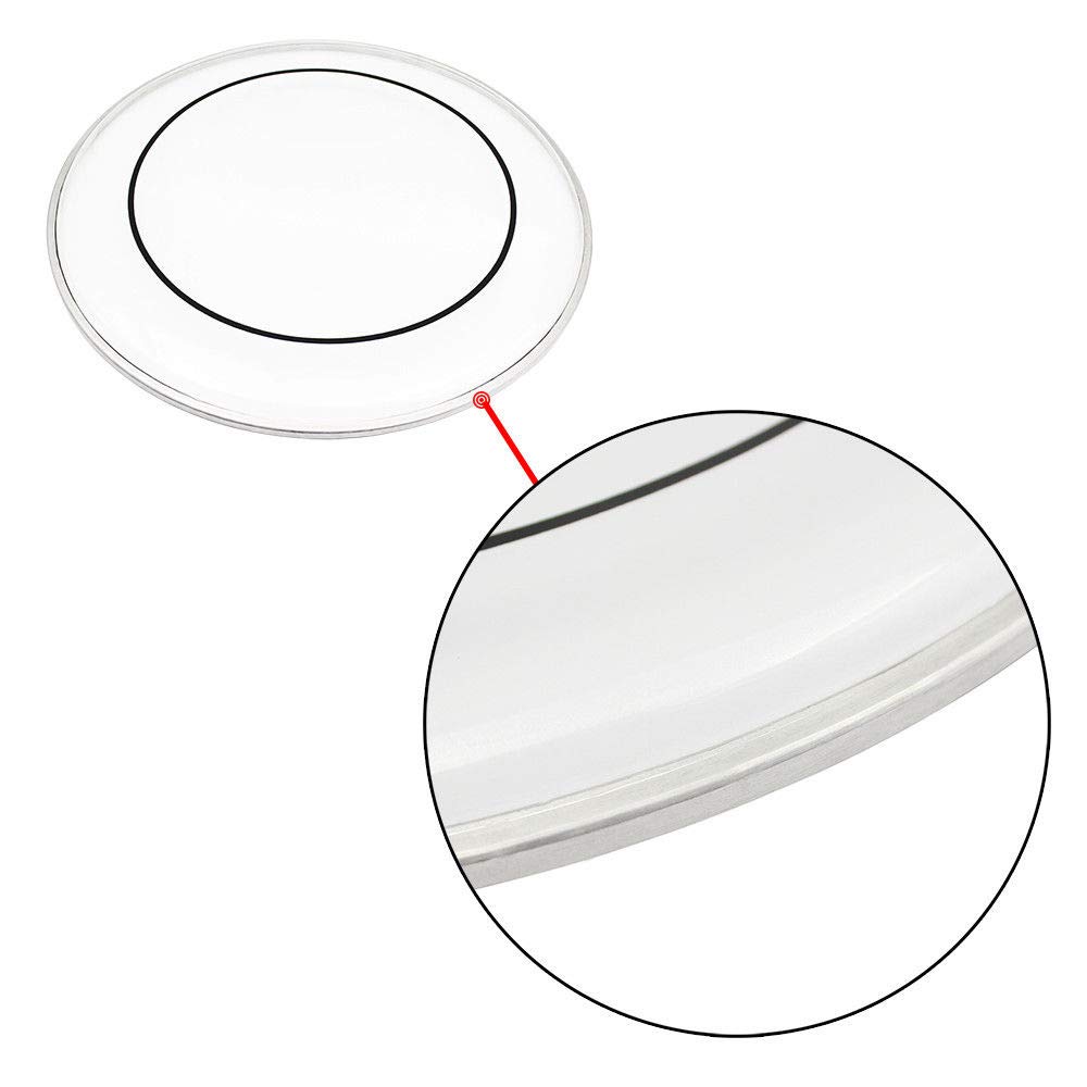 Professional 12" 13" 14" 16" 22" PET Drum Heads Drum Skin w/Dot Set Clear