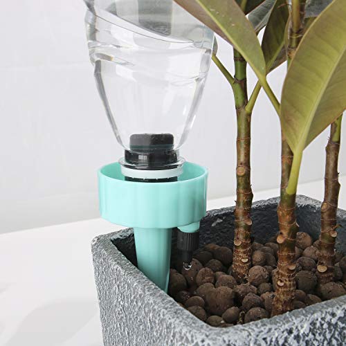 Upgraded Automatic Plant Watering Devices, Self Watering Spikes, Convenient Plant Waterer, Vacation Drip Irrigation System with Slow Release Control Valve Switch for Potted Plants (6 PCS a pack)
