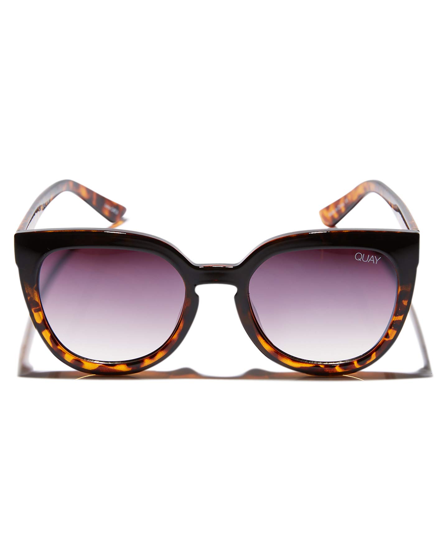Quay Women's Noosa Sunglasses, Black Tortoise/Brown, One Size