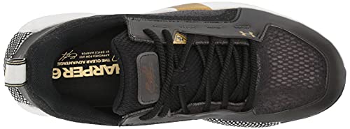 Under Armour Men's Harper 6 Low, Black (001)/Black, 10 M US
