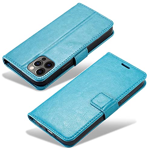 Ttianfa Cover Compatible for Sony Z5 Wallet case,3 Card Slot 【2X】 Tempered Screen Protector,Leather Card Holder Protection Shockproof Stand Magnetic Ultra Thin flip Case,Sky Blue