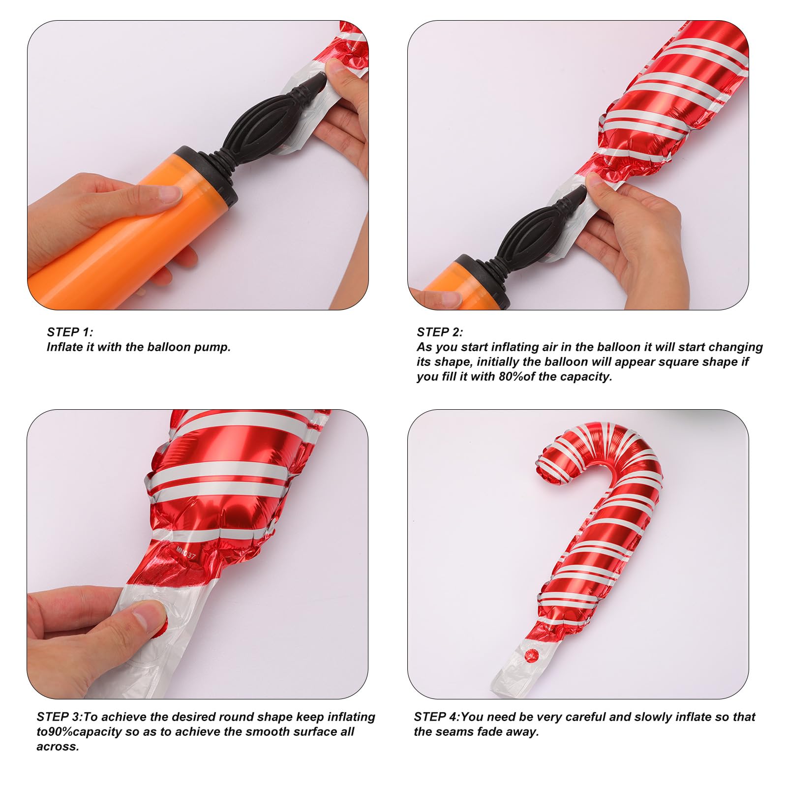 RUBFAC Christmas Balloon Garland Arch Kit 181pcs Red Green White Metallic gold Party Decorations Balloons with Candy Exploding Red Star for Christmas Holiday Winter Party Decorations New Year Decor