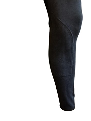 Shires Kids Essential Low Rise Pull On Jodhpurs Black 8