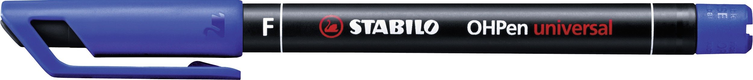 STABILO PERMANENT OHP UNIVERSAL MARKER PENS - WALLET of 8 (ASSORTED COLOURS) - FINE 0.7MM 842/8