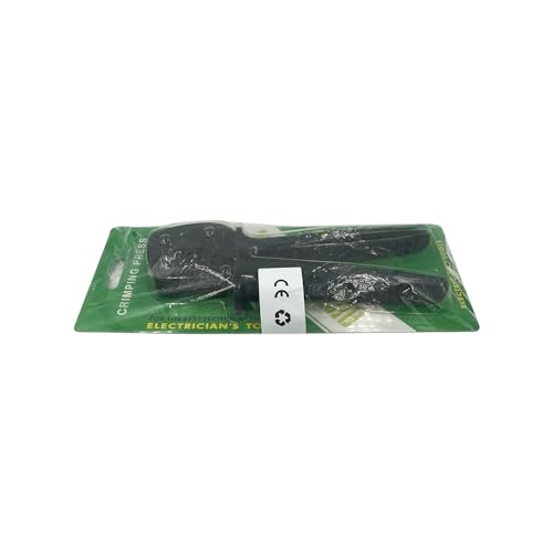 Solar PV Cable Crimping Tool for Solar Connectors, AWG14/12/10/8, 2.5/4/6/10mm2, Solar Crimper (black)