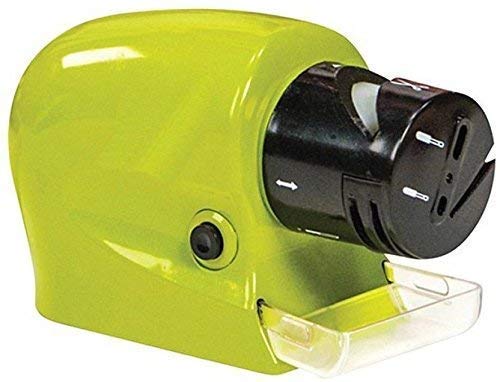 VAIDIKA Electric Knife sharpner Motorized Sharpening Knives Power Sharpener Precision Scissors Sharp Tool Home Kitchen Electric Grind Machine Electric Knife Sharpener Cordless (Mutli use)(Green)