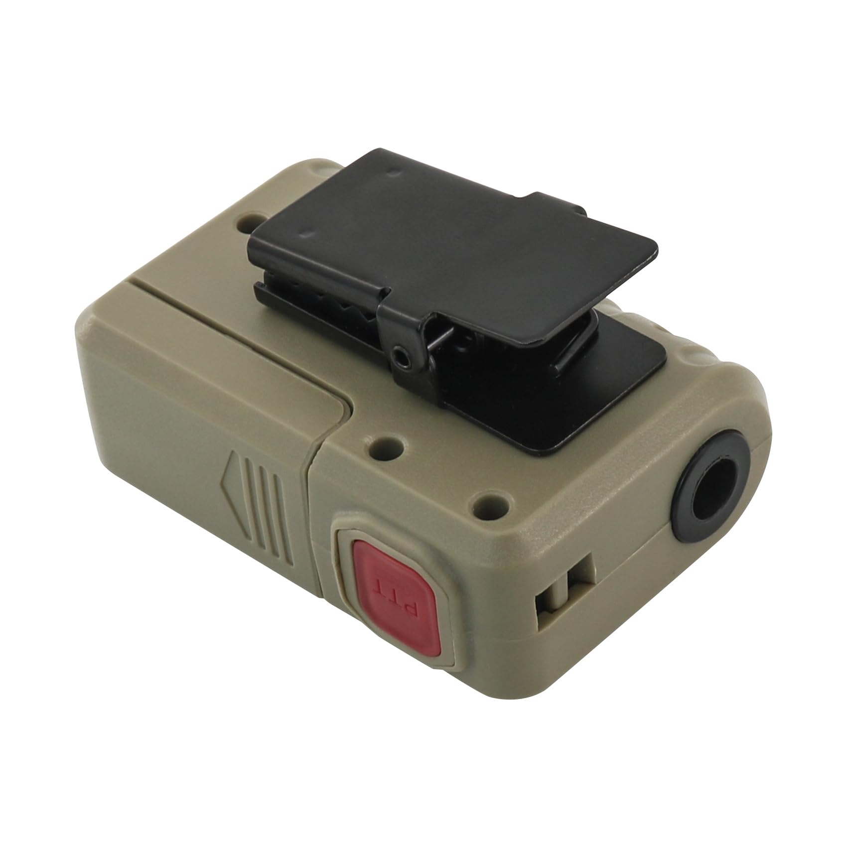 TACGZGJSM Tactical Headset Extension Line U174 plug PTT with Bluetooth,Compatible with Mobile Phone,for COMTAC, AMP,Sordin etc. series headsets. (Tan)