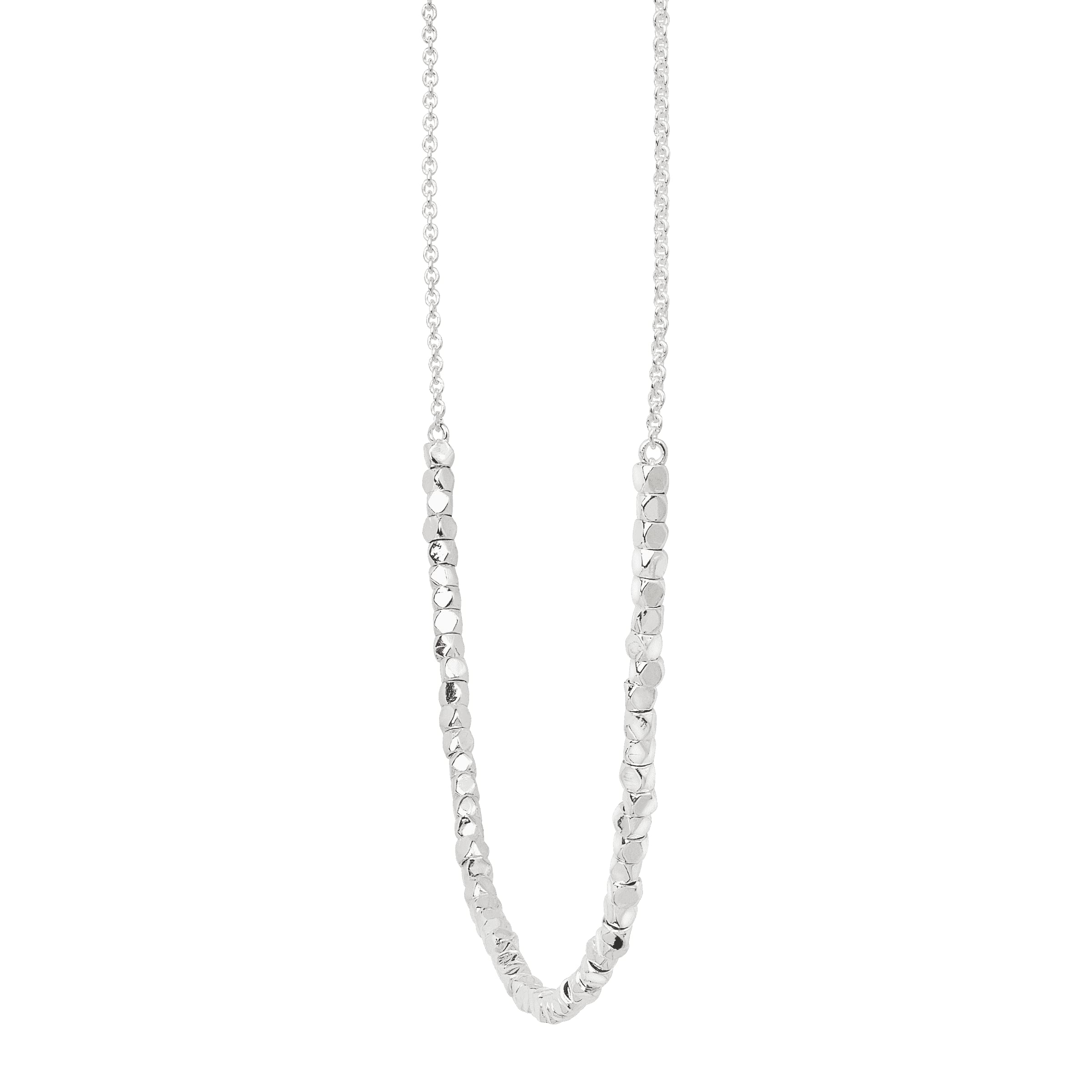 Silpada 'Rosemarine' Beaded Necklace in Sterling Silver, 16" + 2"