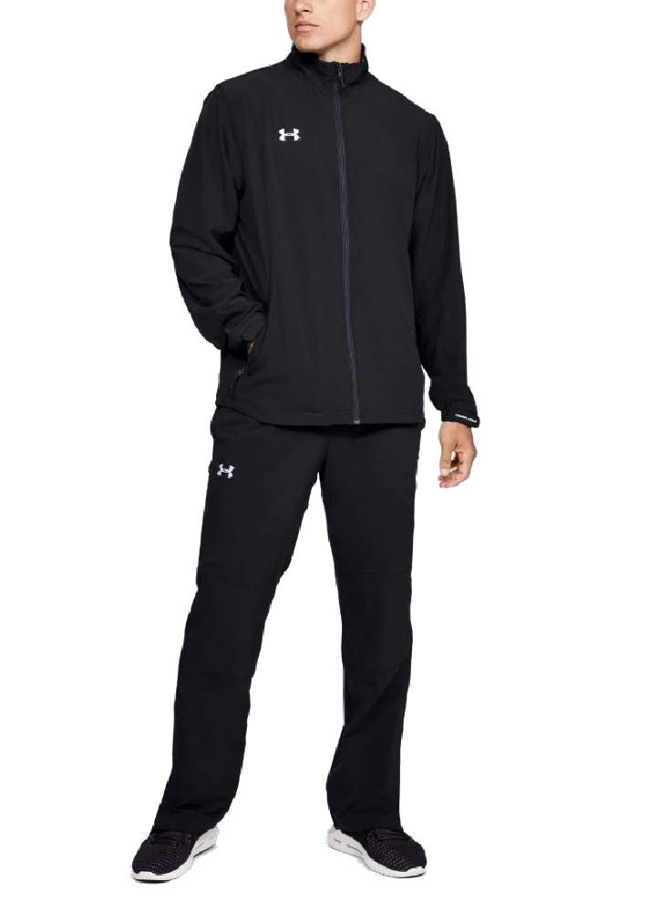 Under Armour Men's Hockey Warm Up Pants, Black (001)/White, X-Large