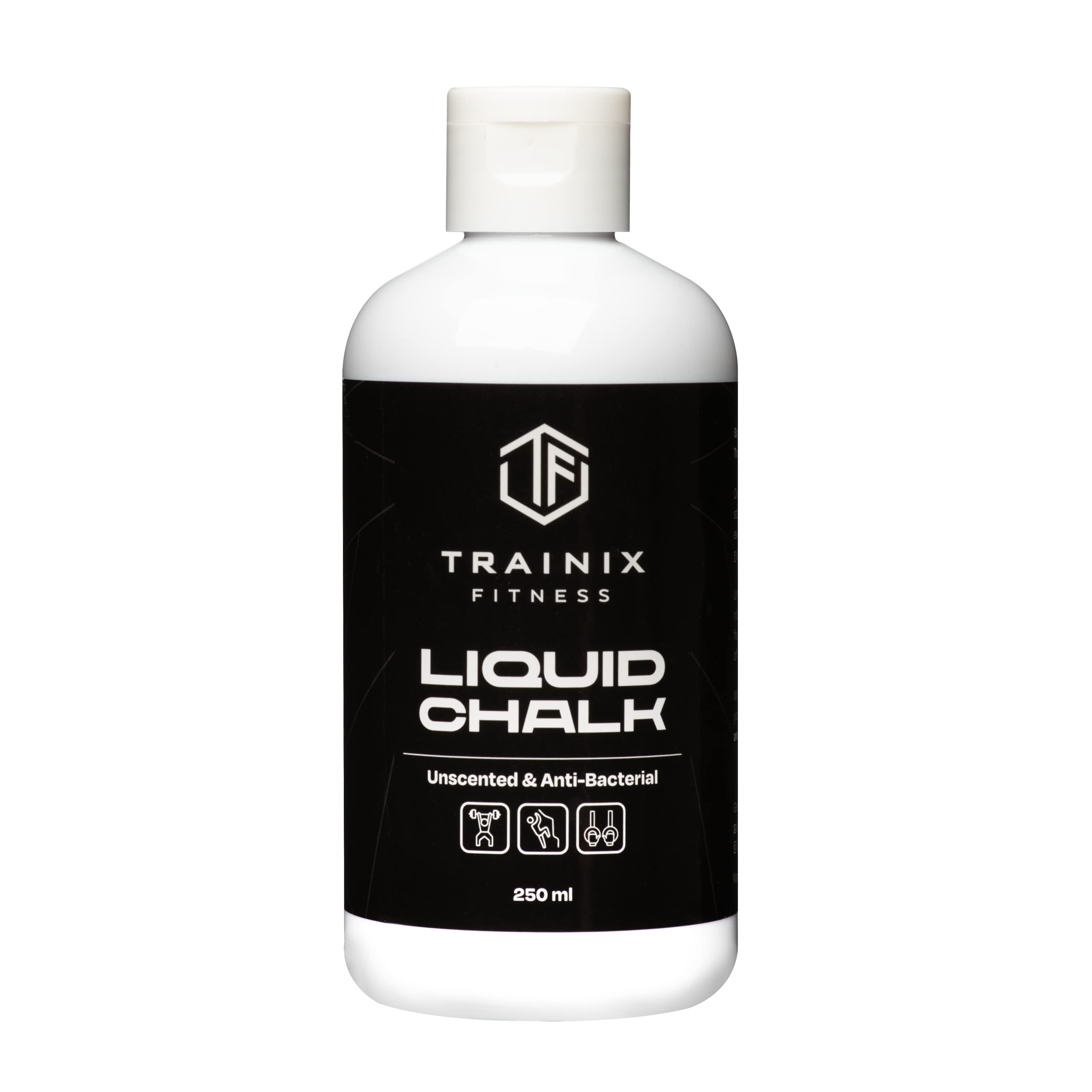 Trainix Fitness Liquid Chalk for Workout, Gym, Weightlifting, Gymnastics, Climbing - Absorbs Sweat, Easy to Use, Improves Grip