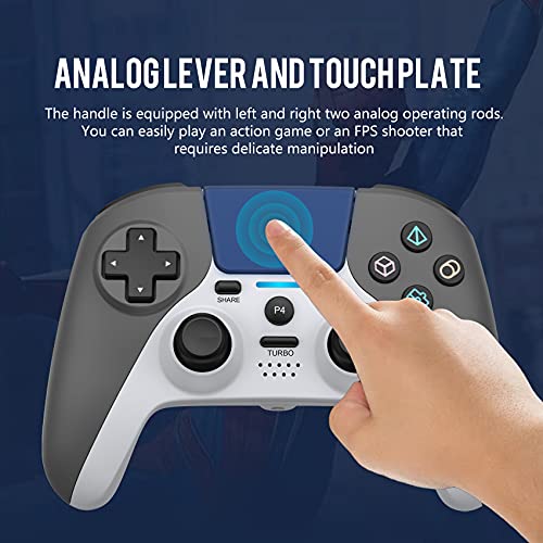 Wireless Game Controller for PS4, Compatible with Playstation 4/Pro /Slim/PC/PS3, with Enhanced Dual Vibration/6-Axis Motion Sensor/Stereo 3.5mm Headphone Jack/10m Wireless Connection Distance