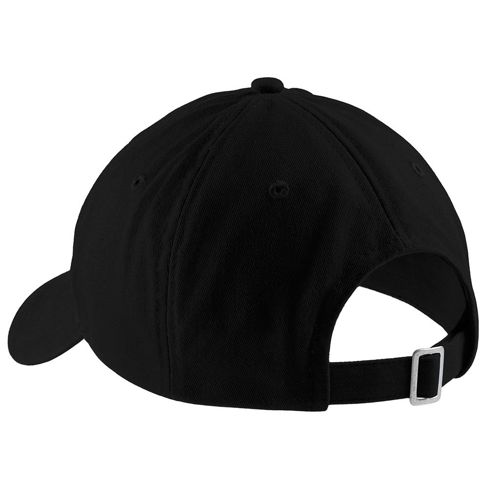 Trendy Apparel Shop Engaged Af Embroidered Soft Crown 100% Brushed Cotton Cap - Black