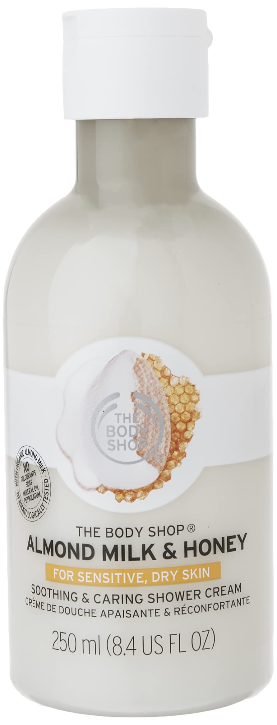 The Body Shop Lather & Slather Almond Milk Body Care Gift Set, for Dry Skin