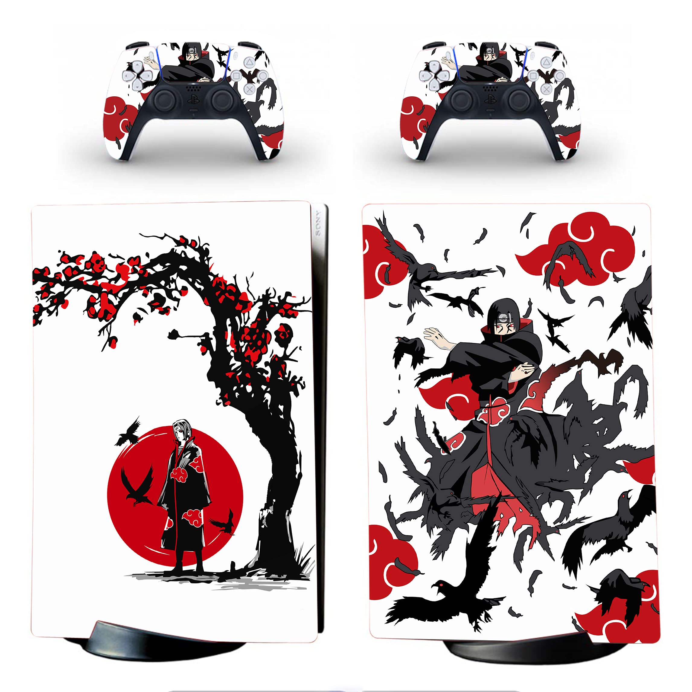 Vanknight PS5 Digital Edition Console PS5 Controller Skin Anime Vinyl Sticker Decal Playstation 5 Cover ITC