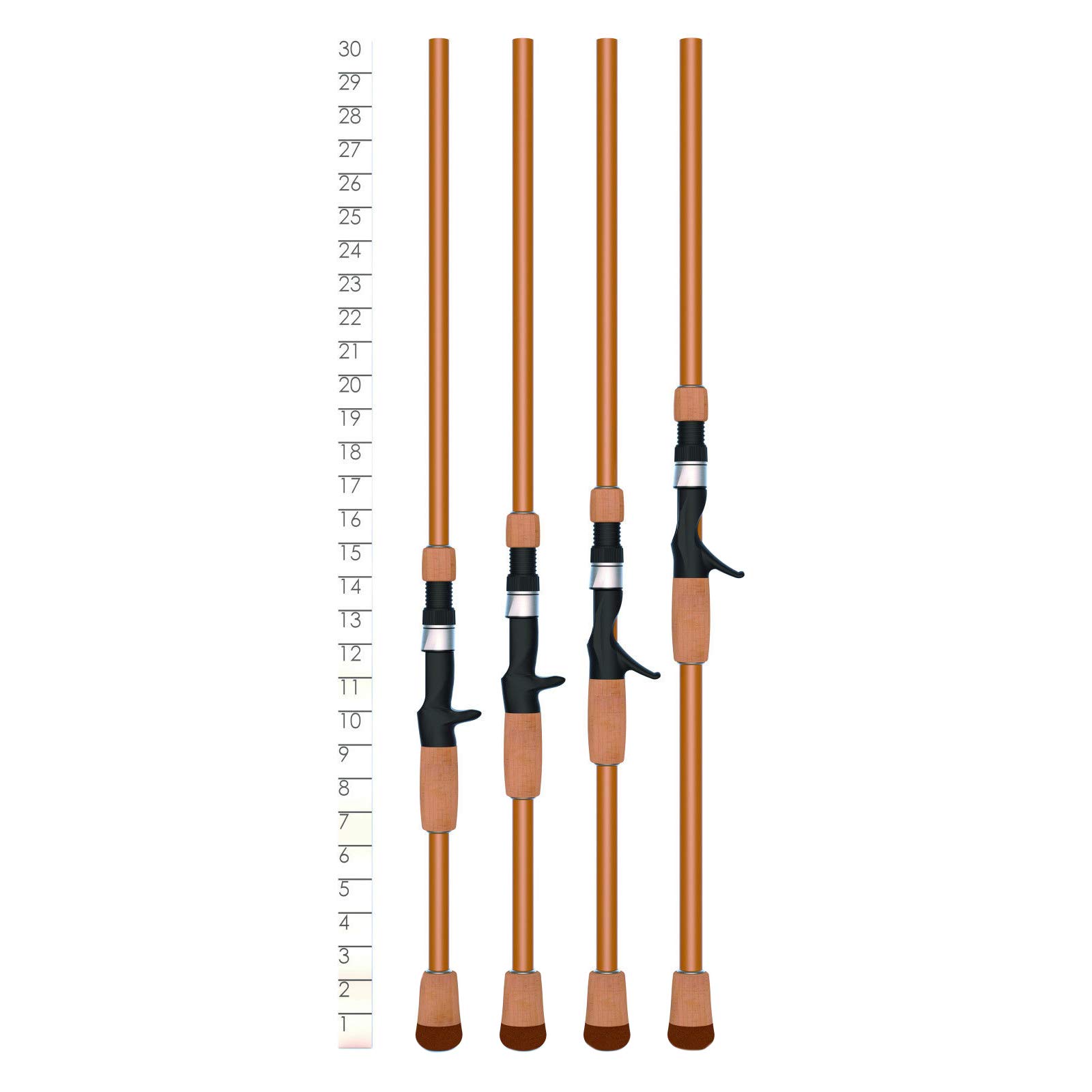 St. Croix Rods Legend Glass Casting Rod, Honey Pearl, 6'10"