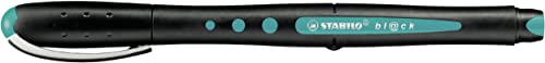 STABILO Bionic Bl@ck Pen, Medium, Turquoise, 0.5 mm (49275)